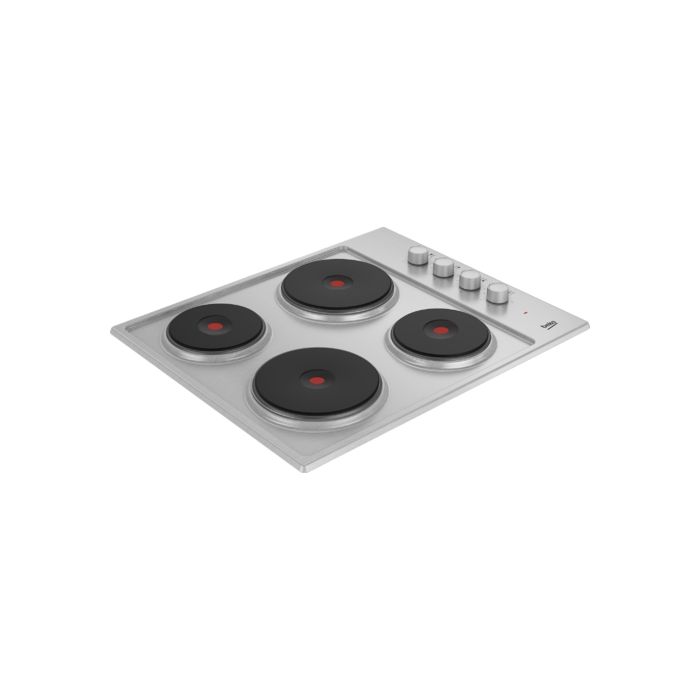 Beko HIBE64101X St. Steel Hibe64101x 60 Cm Electric Solid Plate Hob Stainless Steel